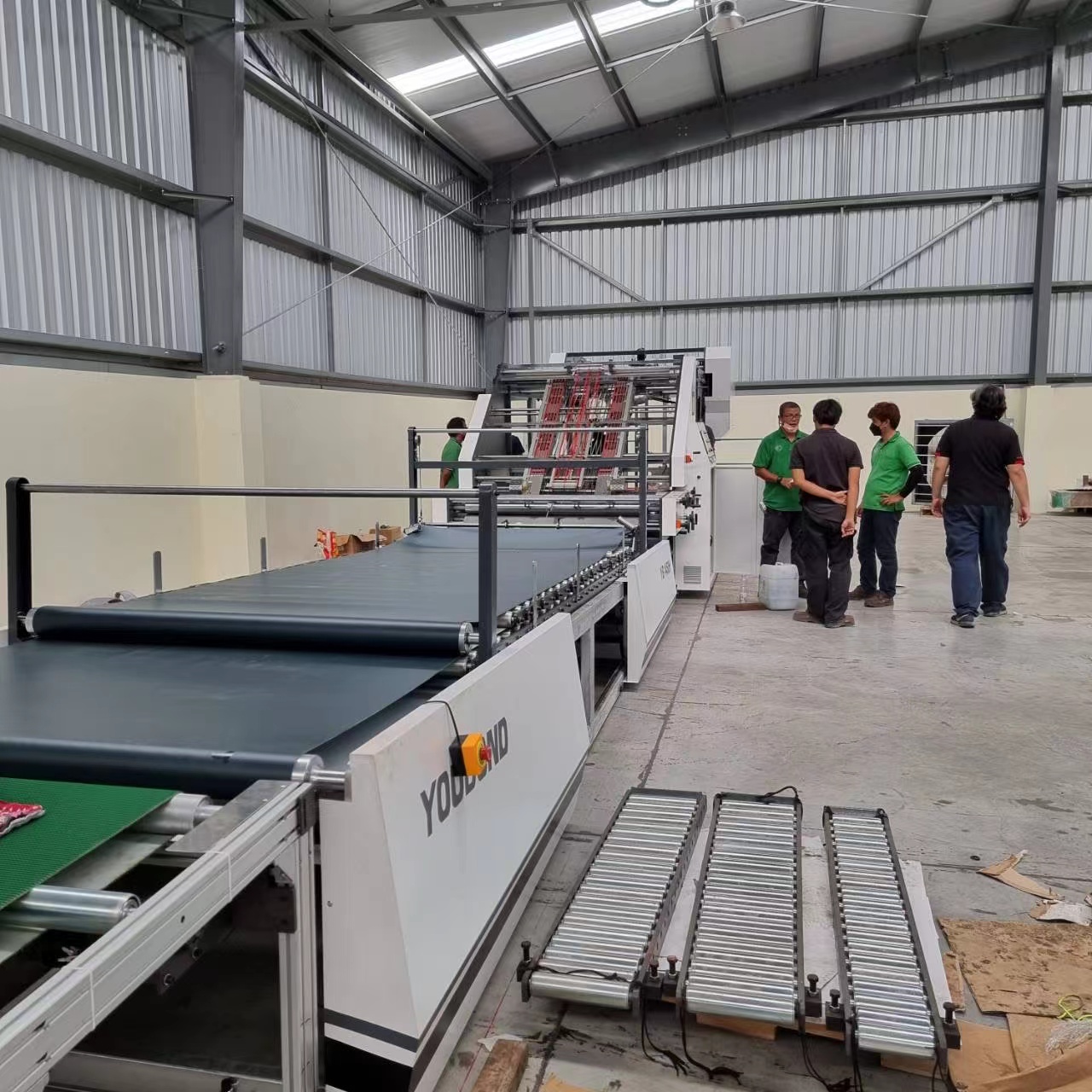 YB-1450HS Servo Type Laminating machine with auto pile turner and ...